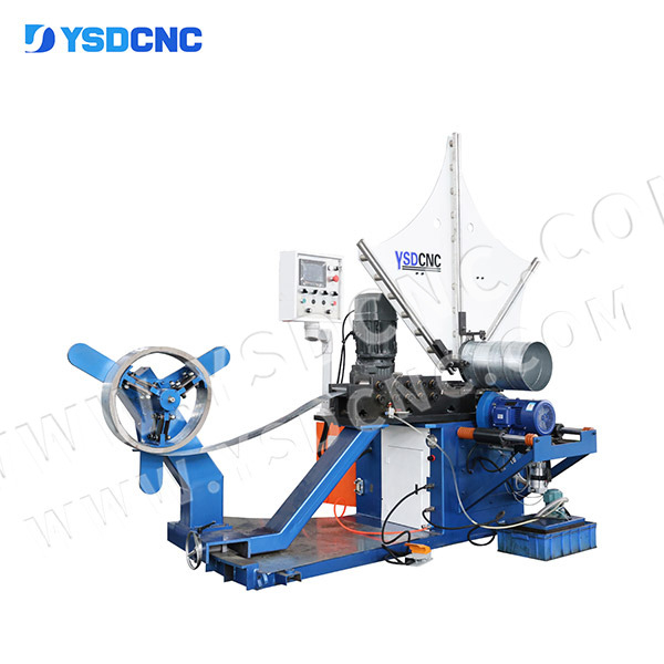 YSD1500 Spiral Round Duct Forming Machine - Buy Round Spiral Duct ...